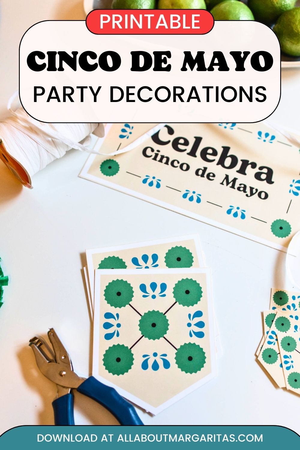 Cinco de Mayo Printable Decorations for Your Party | All About Margaritas