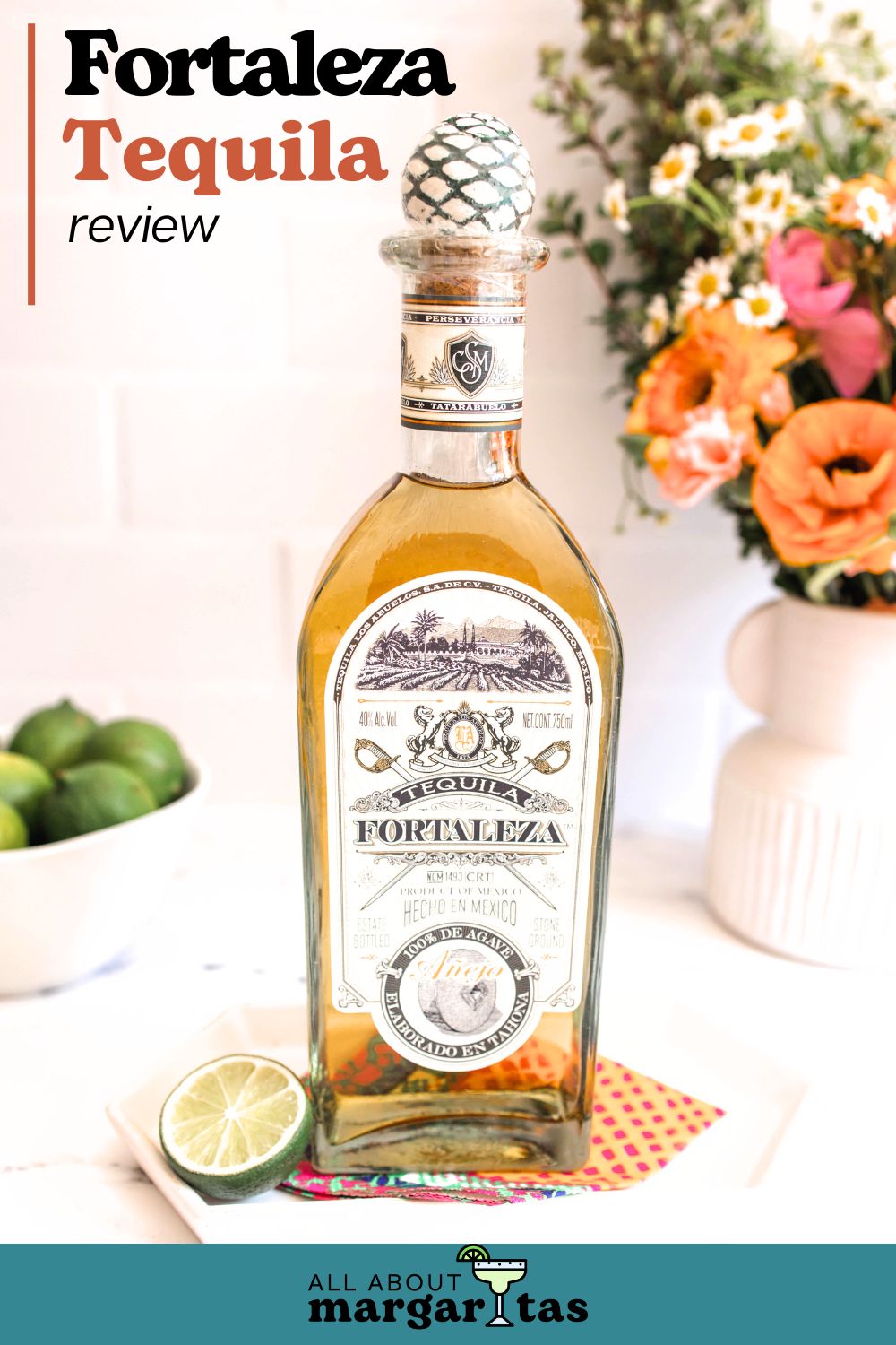 Fortaleza Tequila Anejo Review | allaboutmargaritas.com