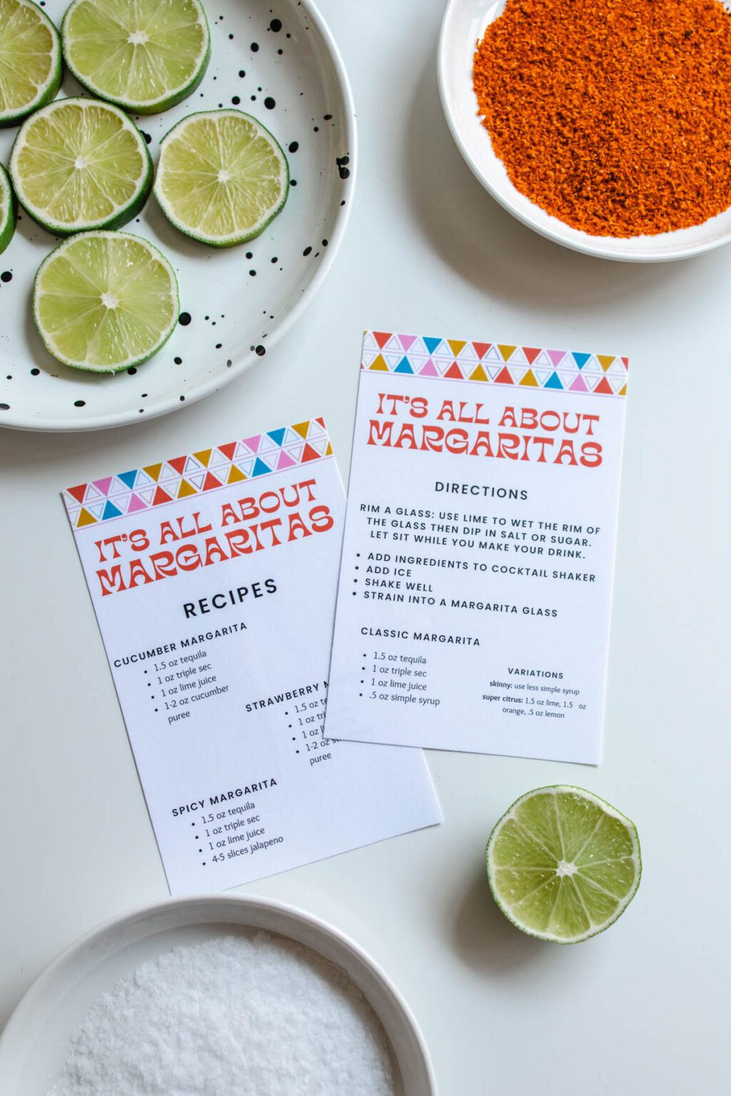 How to Set Up Your DIY Margarita Bar